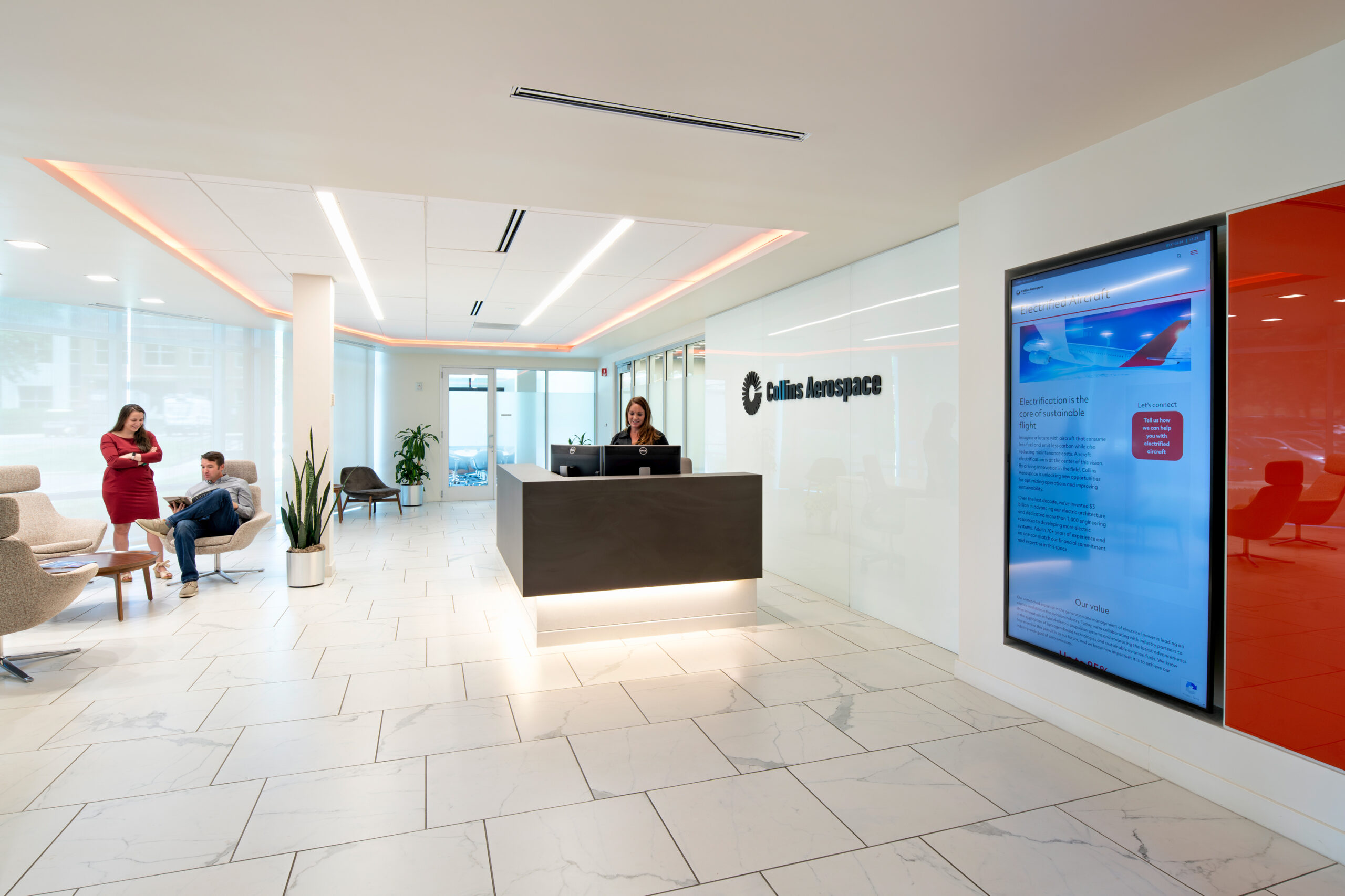 Collins Aerospace 150 Oak Plaza - Branded Environment - Workplace ...